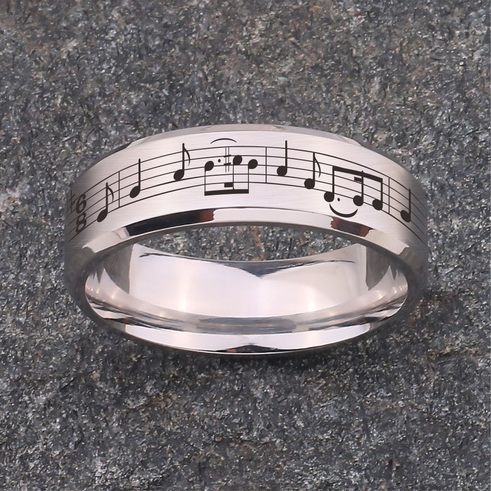 Music Notes Ring 🎼 Today 60% Off ⏰ Personalize It Free – Pure Faith Gifts